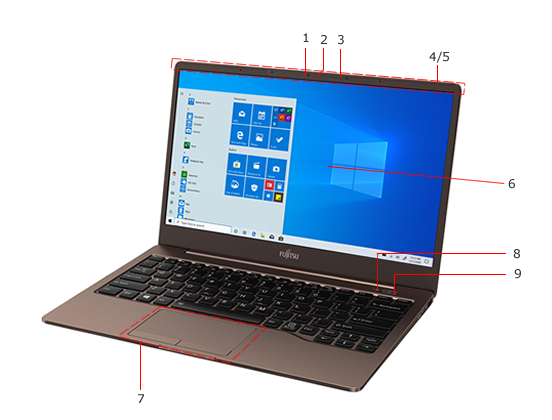 Color / Ports｜CH - FMWORLD.NET : Fujitsu PC